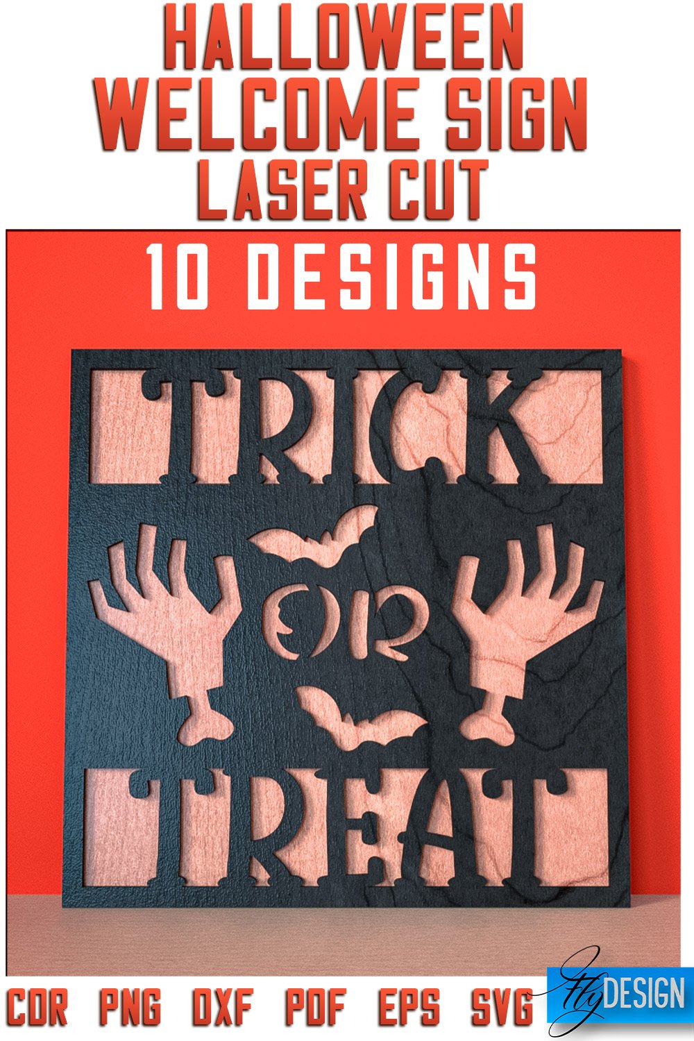 Halloween Welcome Sign Laser Cut SVG (2713681)