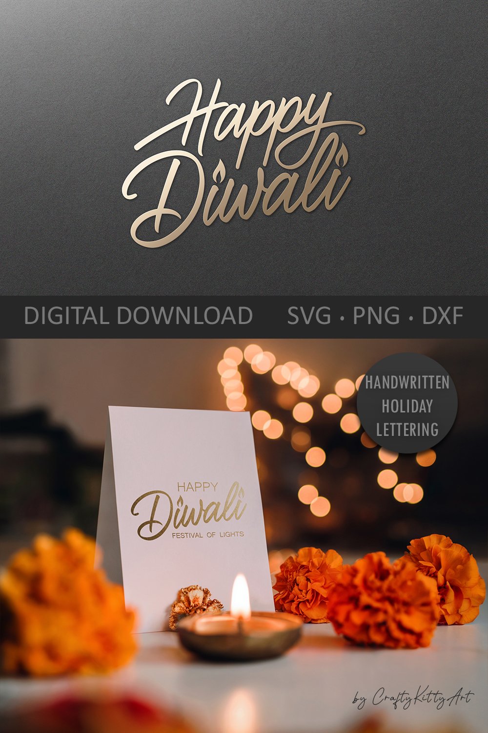 Happy Diwali SVG. Diwali Lettering, Handwriting, (4801197)