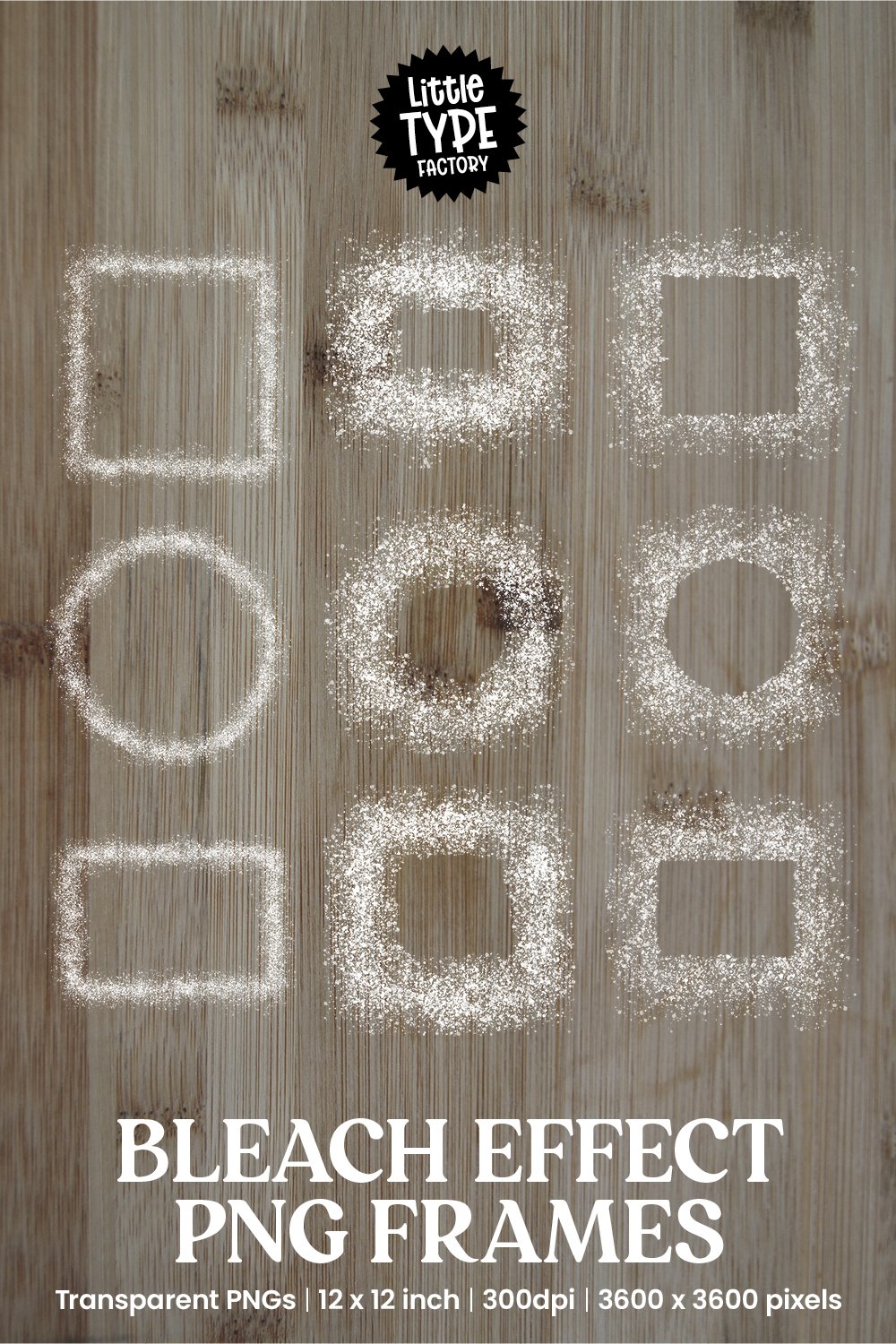 Bleach PNG Frame Effects | Sublimation Bundle