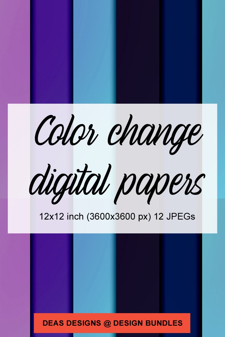 Color change digital papers