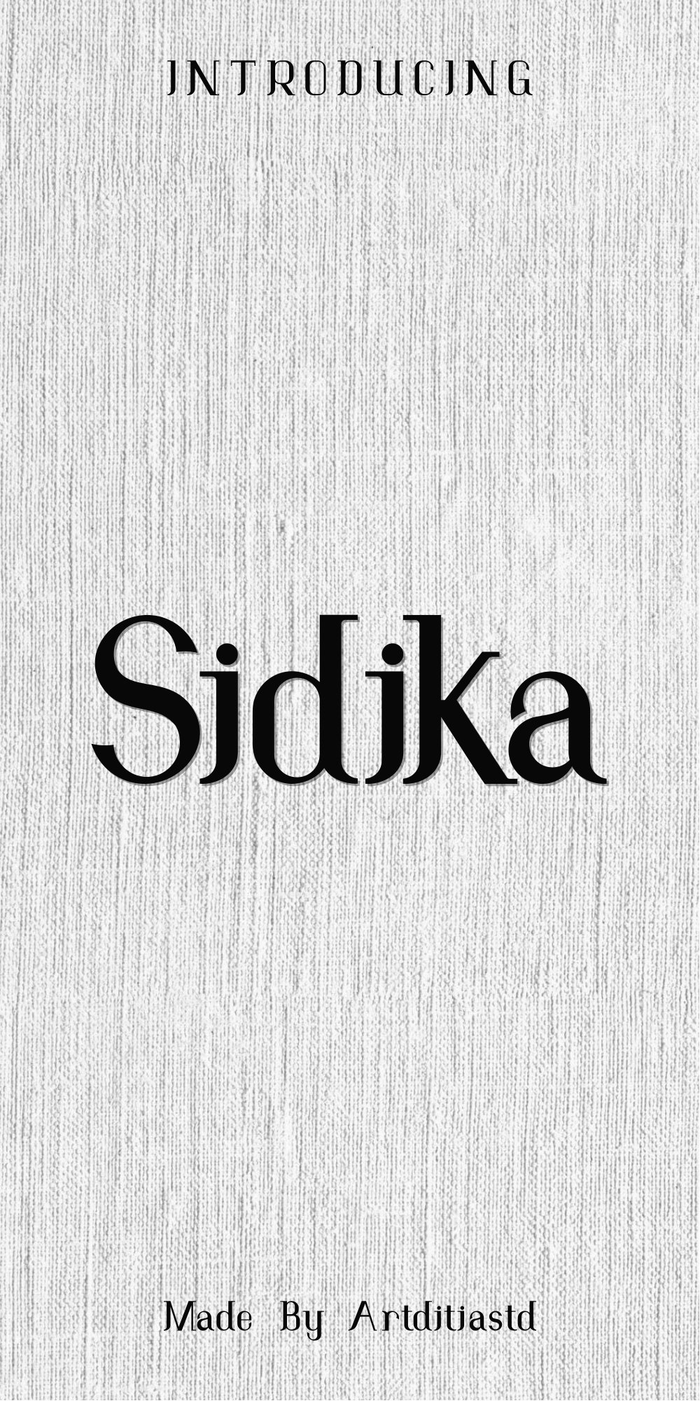 Sidika font