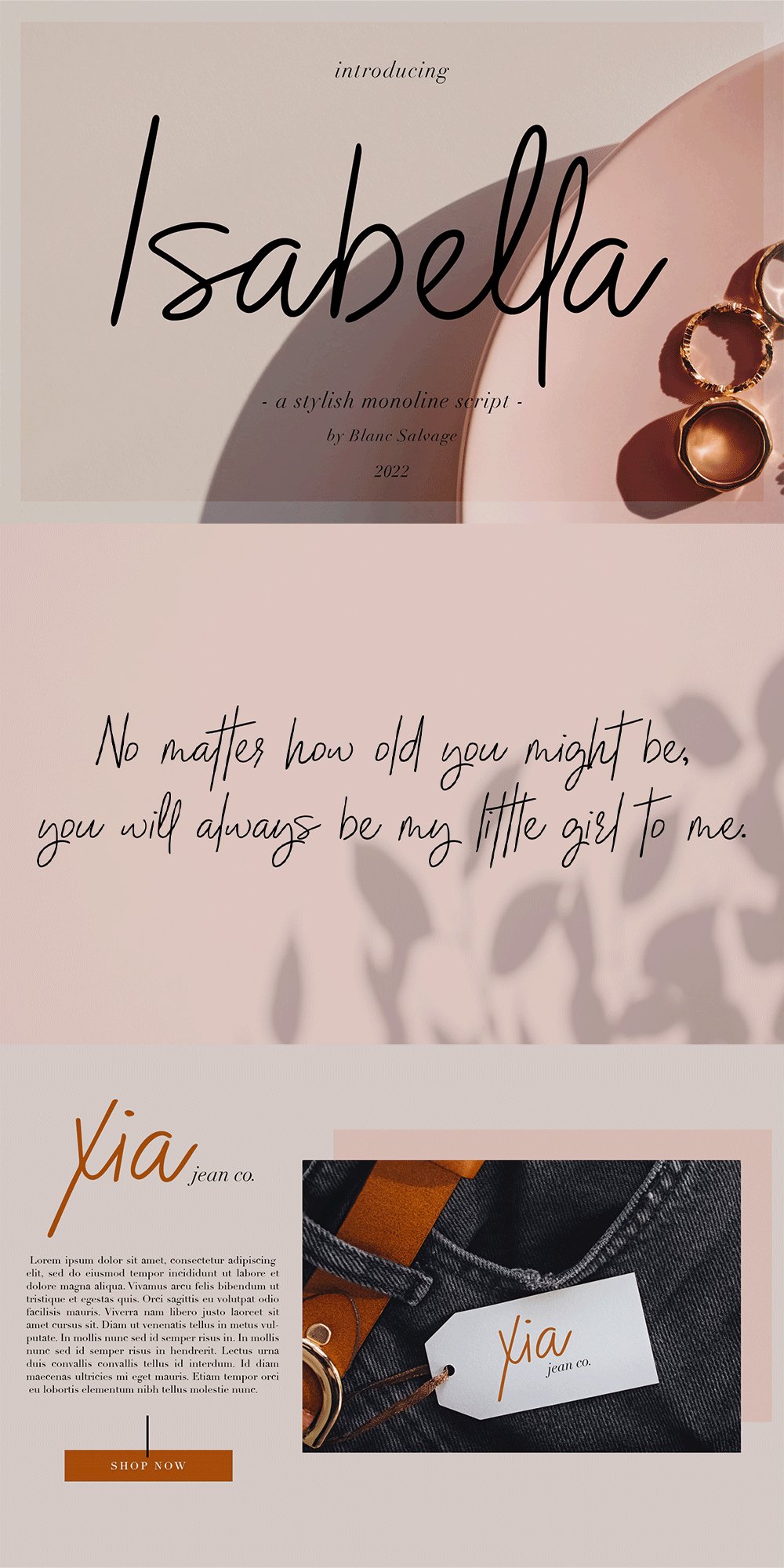 Isabella Script - Digital Font, Monoline Script