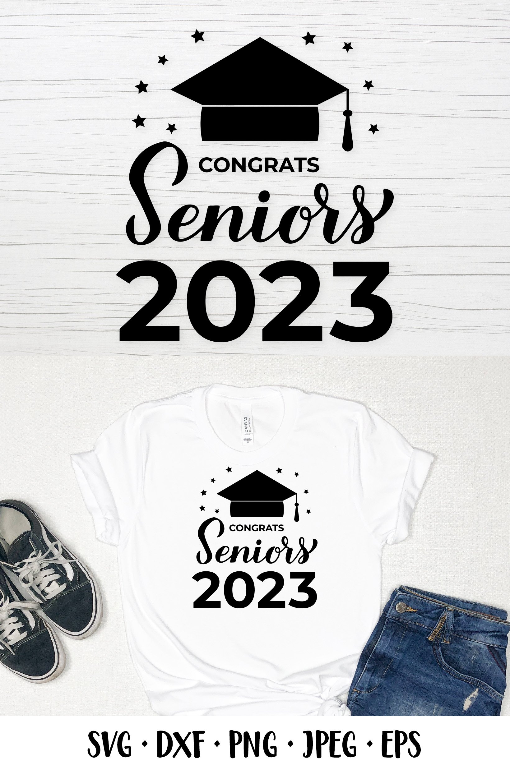 Congrats Seniors 2023. Graduation Class of 2023 SVG