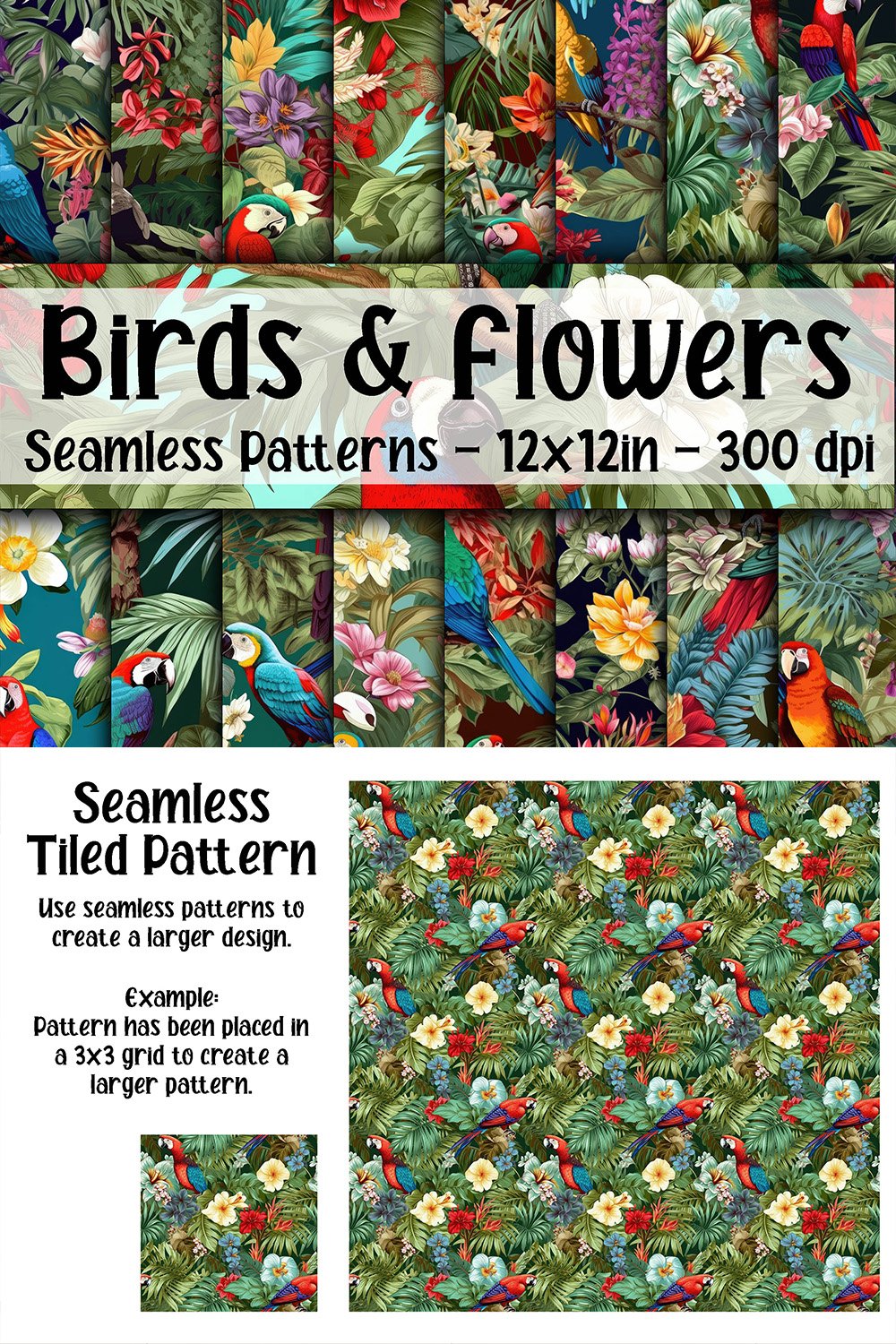 Seamless Digital Paper Patterns