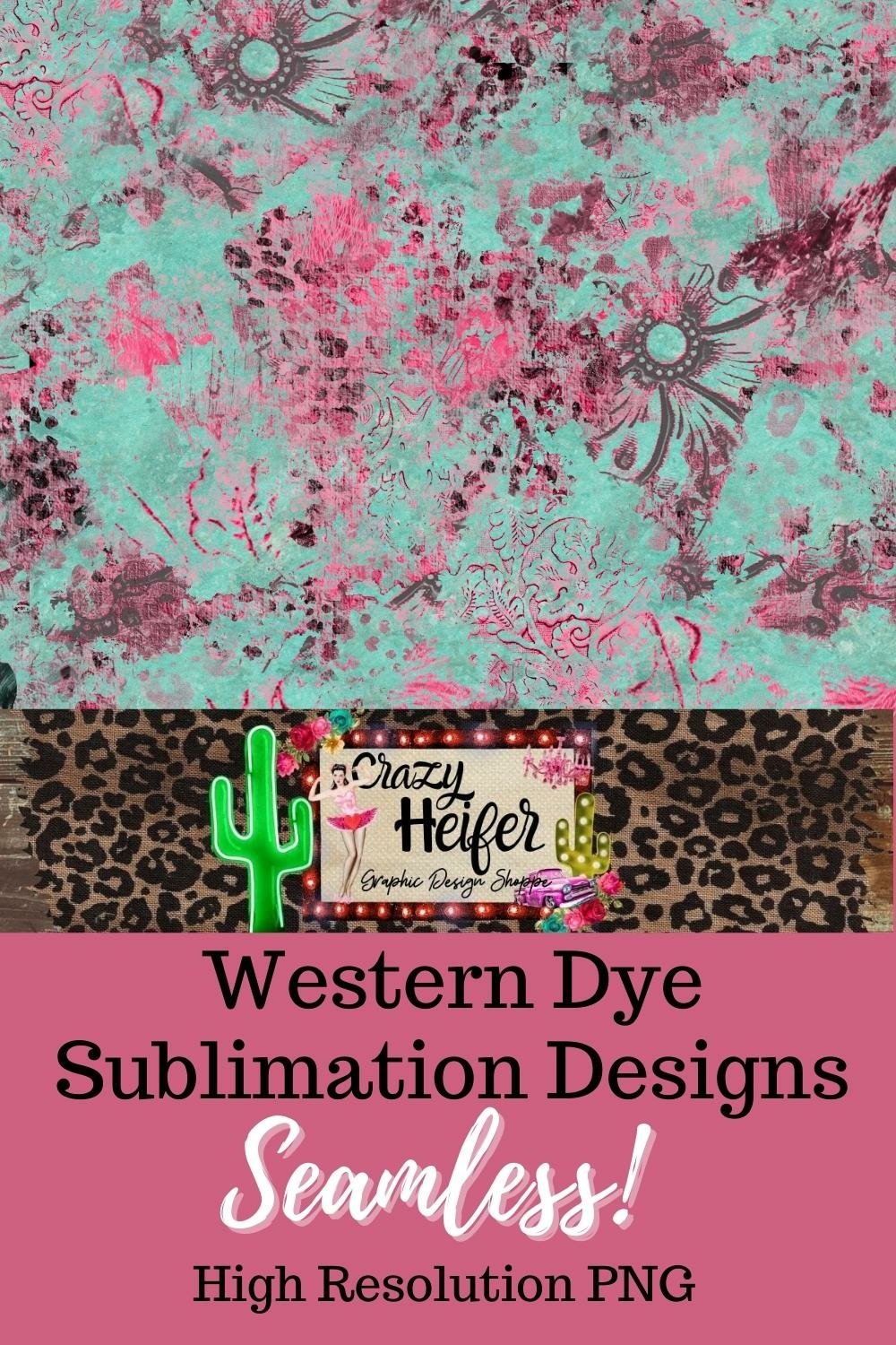 Seamless Western Pattern Pink, Turquoise and (1736953)