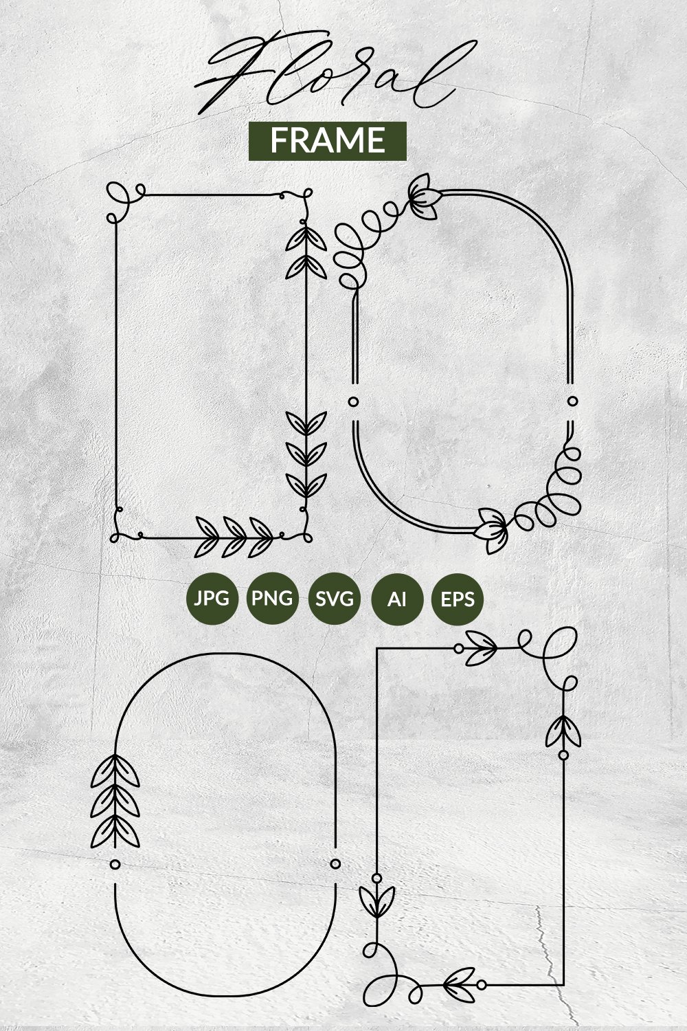 Elegant floral frame (2936886)
