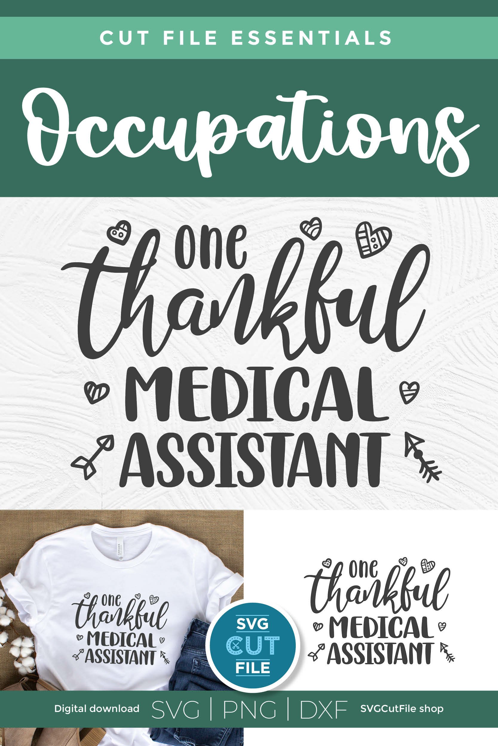 One Thankful Medical Assistant svg