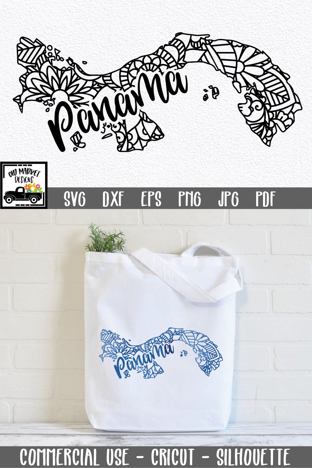 Panama SVG File - Panama Mandala Design