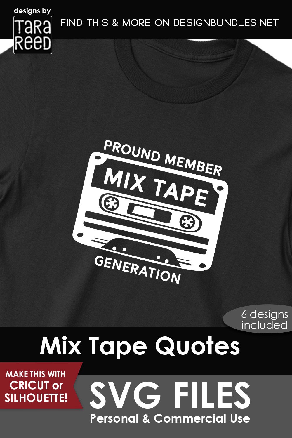 6 Mix Tape Quotes for Crafters | Retro Shirts