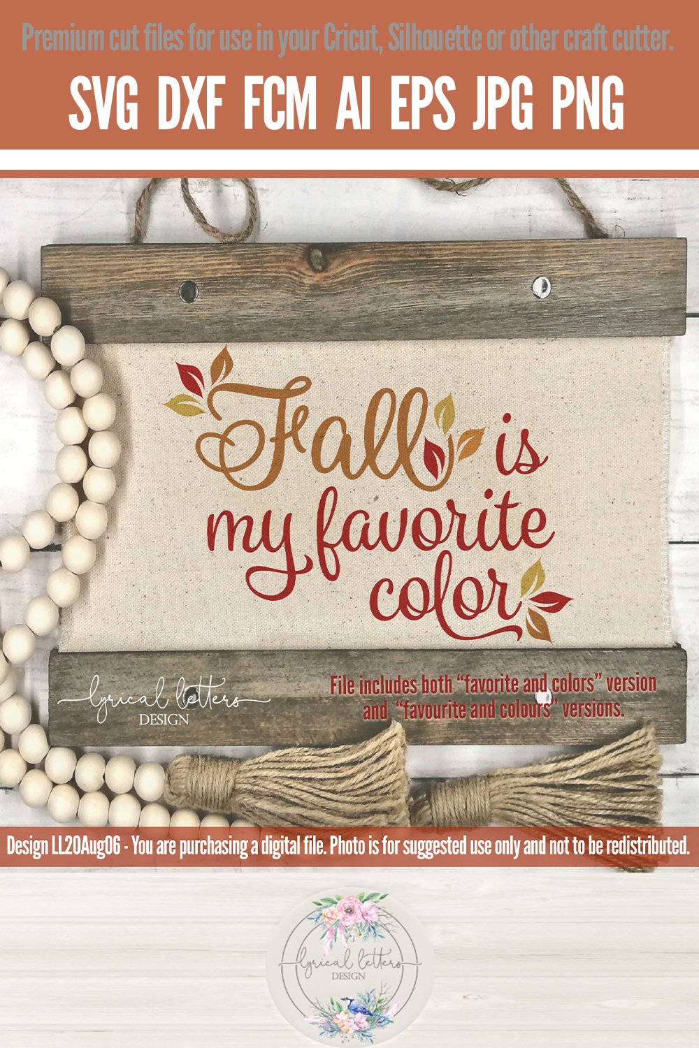 Fall SVG October Fall Autumn Is My Favorite Color LL20Aug06