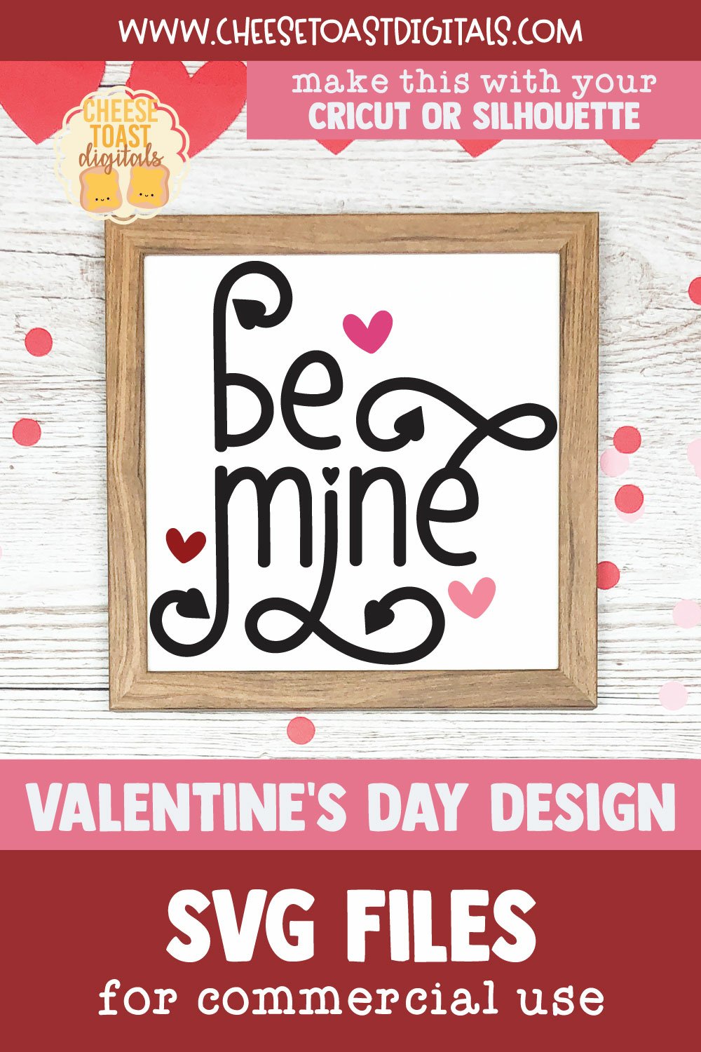 Be Mine Quote | Valentine's Day Sign SVG