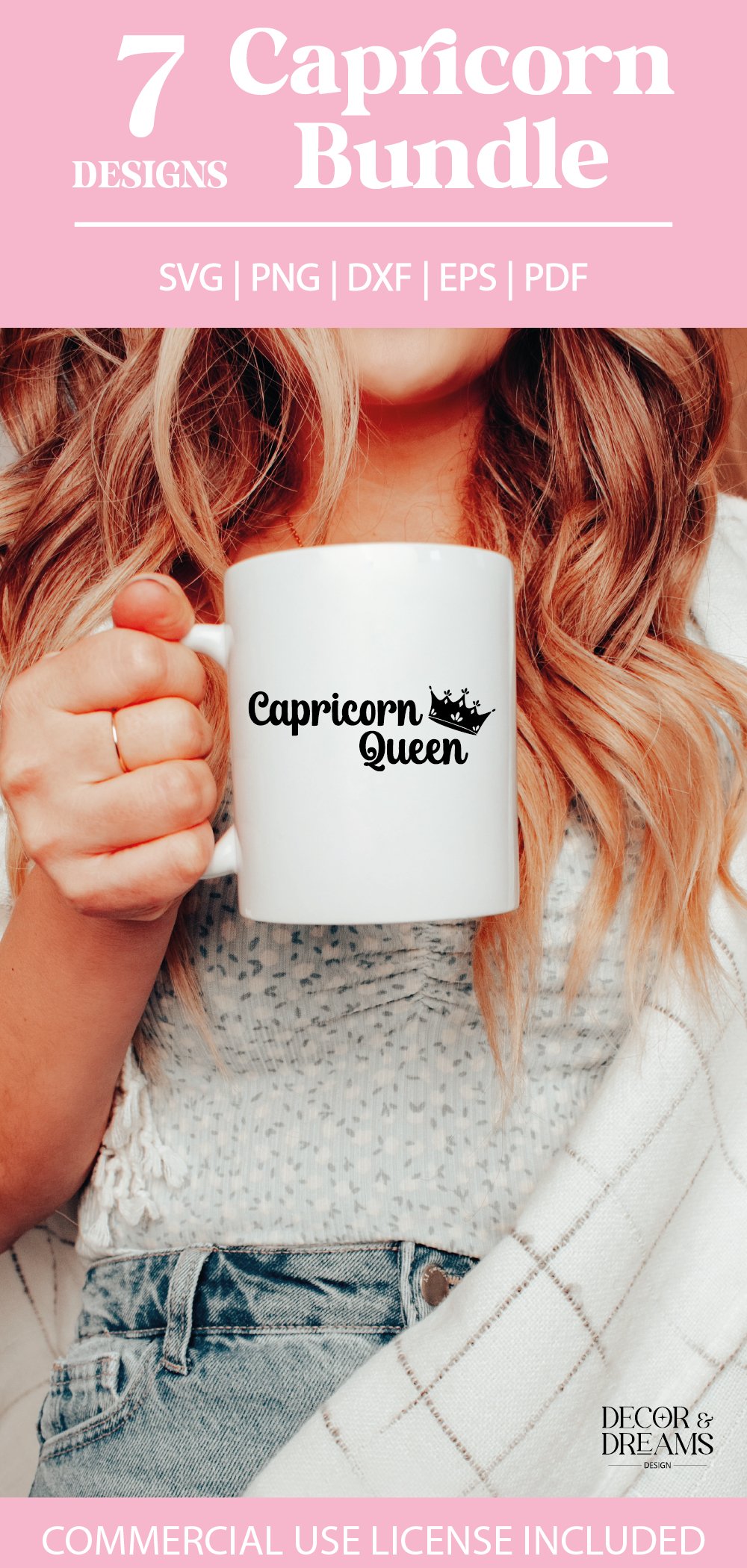 Capricorn Zodiac Sign Bundle | Zodiac Star Sign SVG | Vol 1
