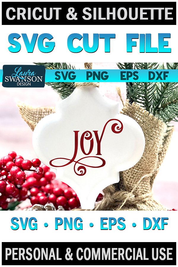 Joy SVG Cut File | Christmas SVG Cut File