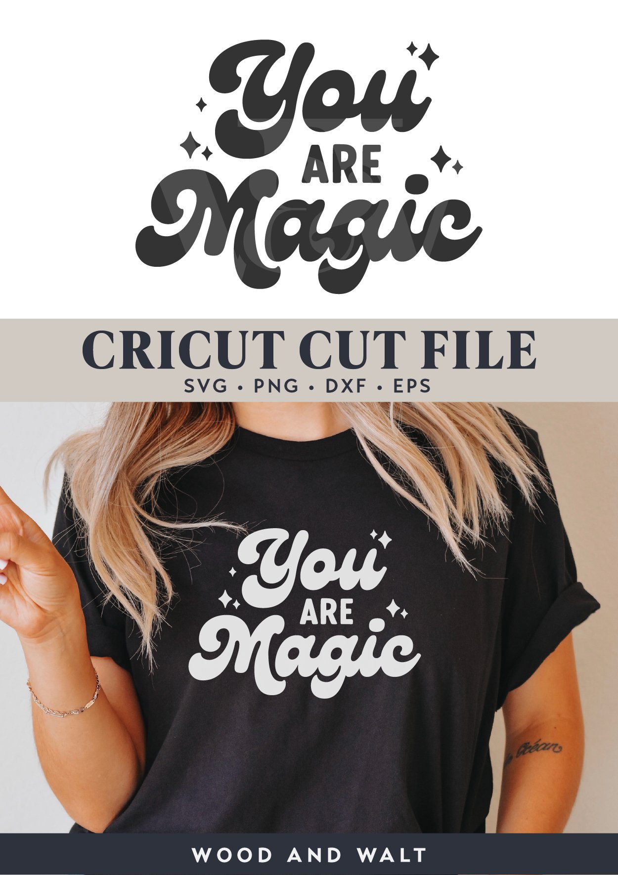 You Are Magic SVG | Retro Shirt Cut File (1957404) | SVGs | Design Bundles