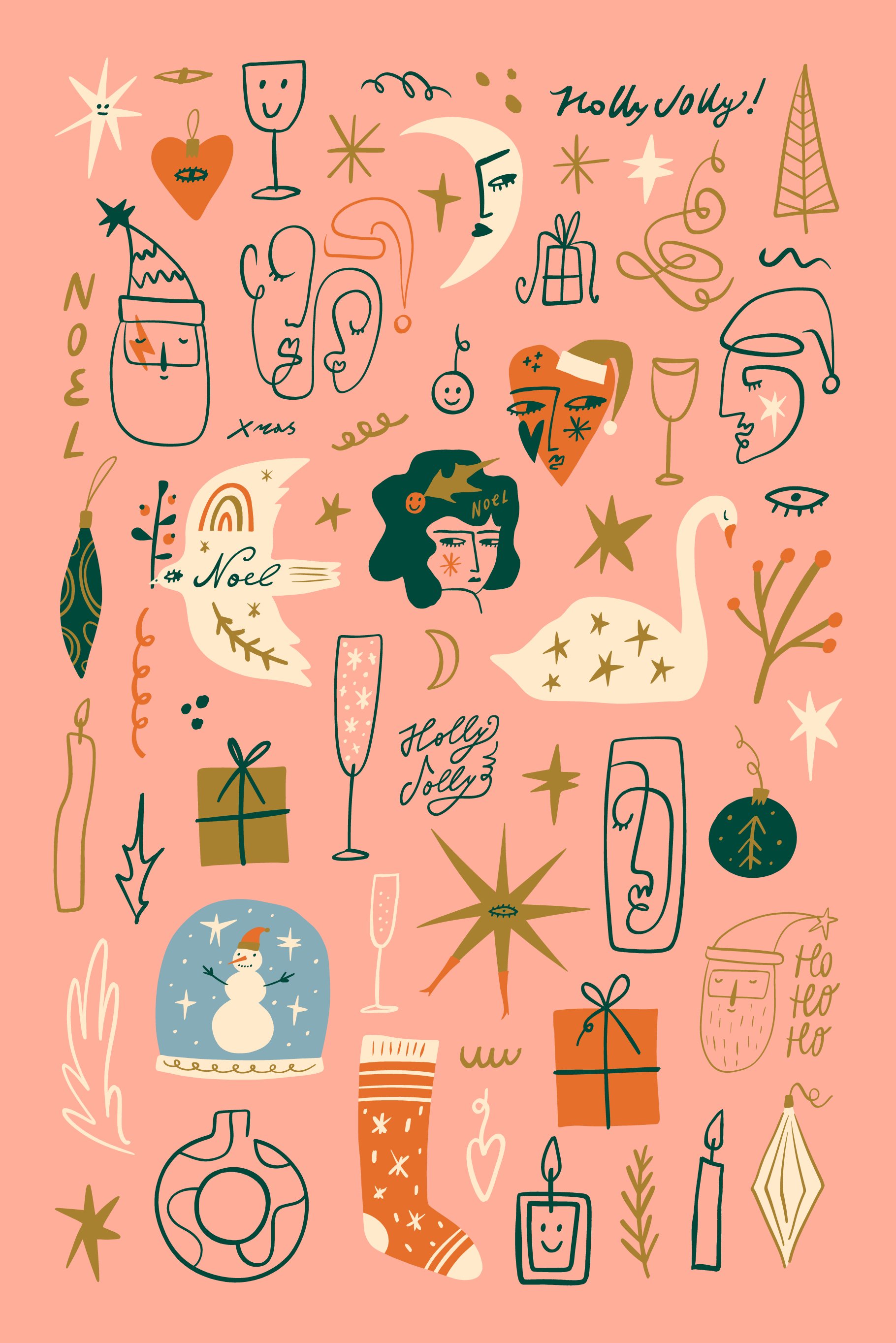 Modern Christmas Bundle (2270117)