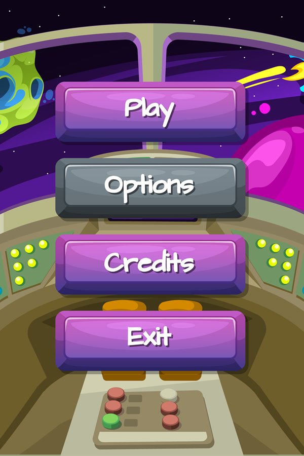 Vector cartoon style enabled and disabled buttons (788194)