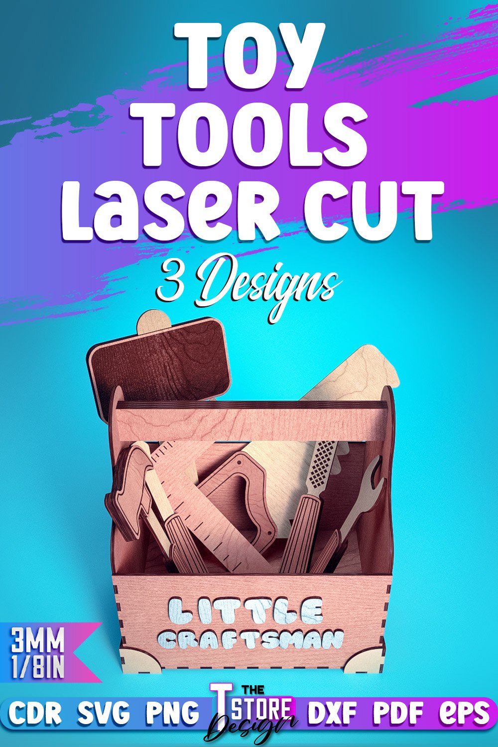 Toy Tools Laser Cut SVG | Boy Game SVG Design | (2659396)
