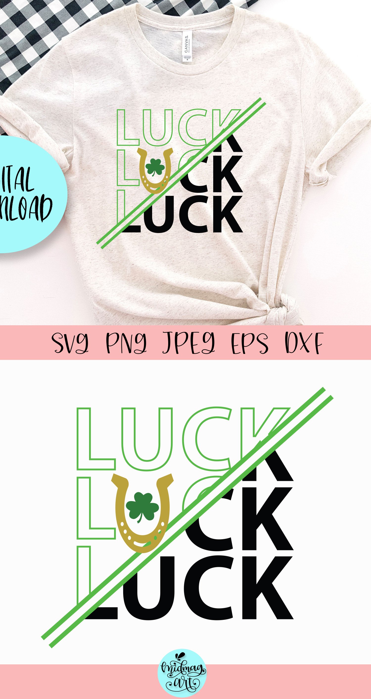Luck mirror svg, st. patrick's day svg (1142368)