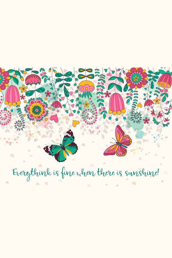 Summer Greeting Card with 25 Wishes & Quotes (728283)