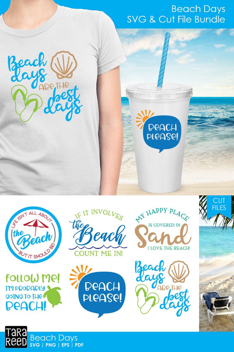 Beach Days - Beach SVG and Cut Files for Crafters