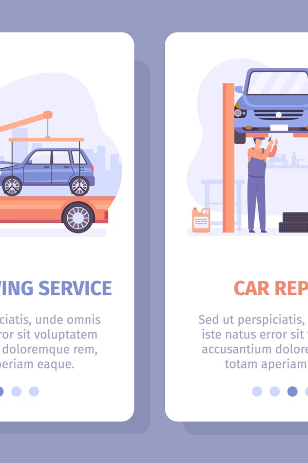 Auto repair service. Car towing and mechanical maintenance c