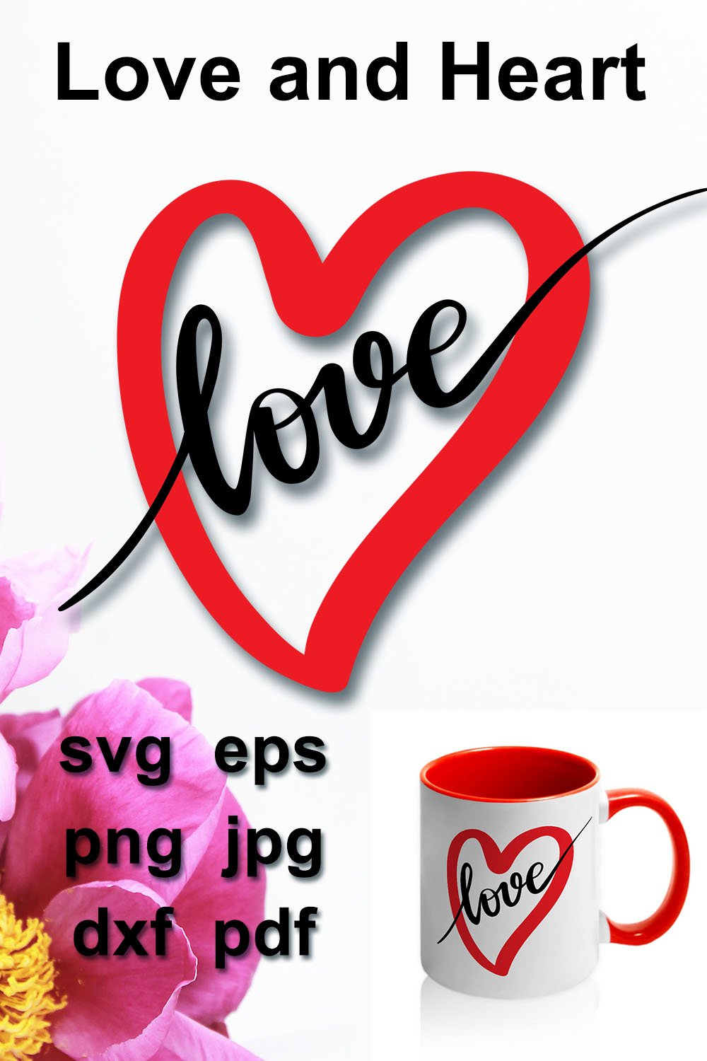 Love quotes in heart svg, Valentines day svg, heart love svg