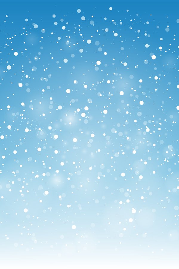 Simple snowfall blue background