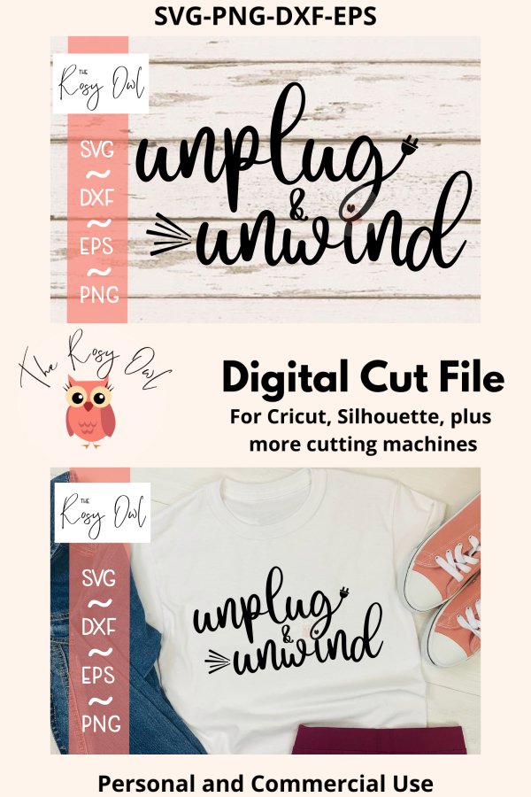 Unplug & Unwind SVG | Relax | Weekend | Vacation