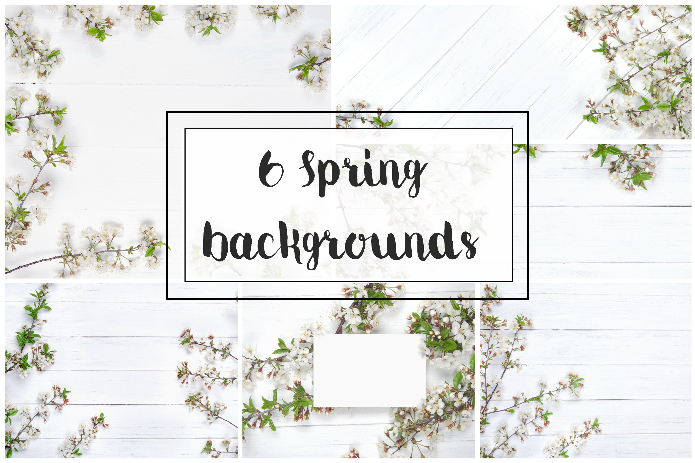 6 Spring Stock backgrounds in high resolution