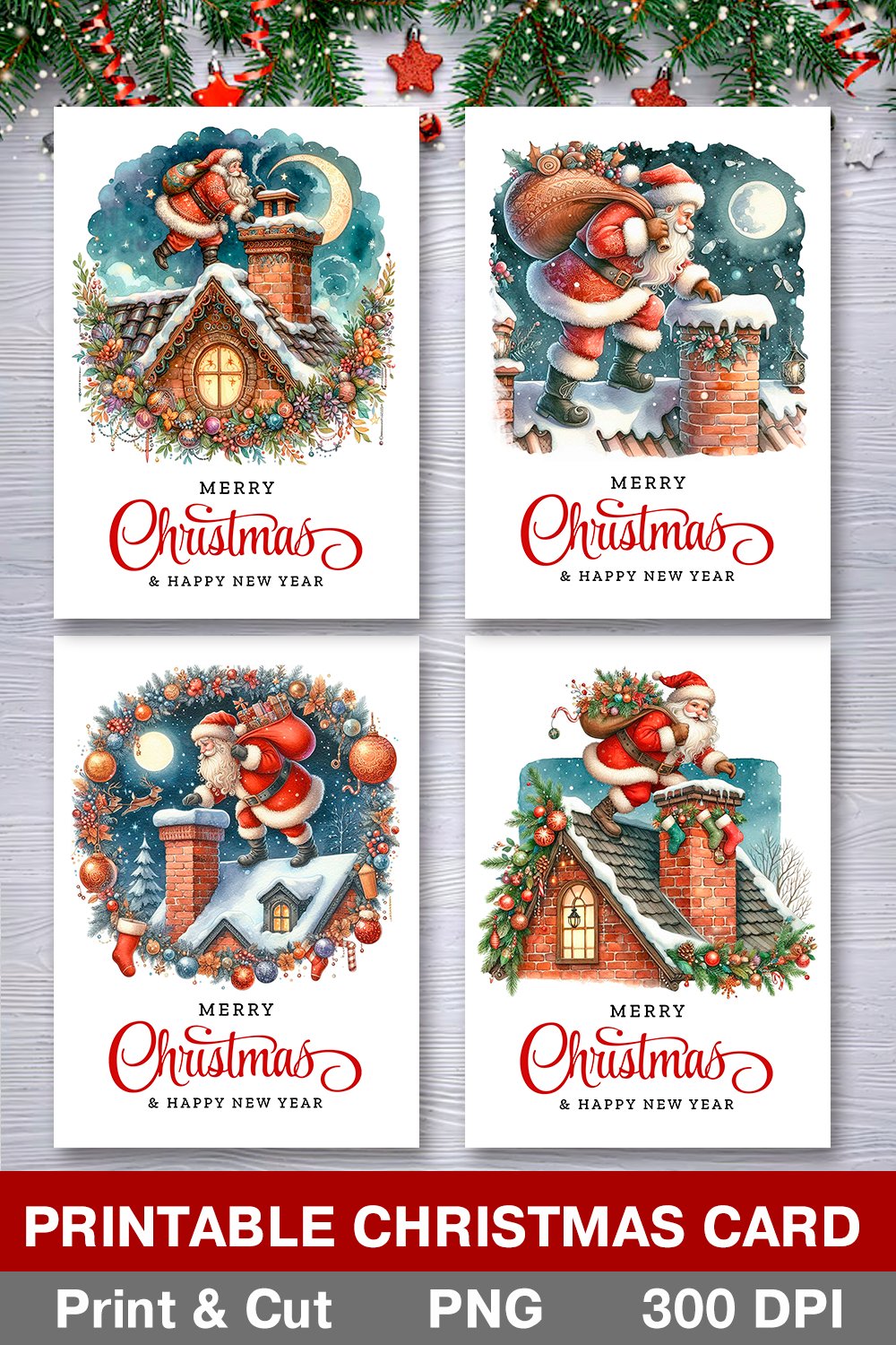 Merry Christmas Card printable