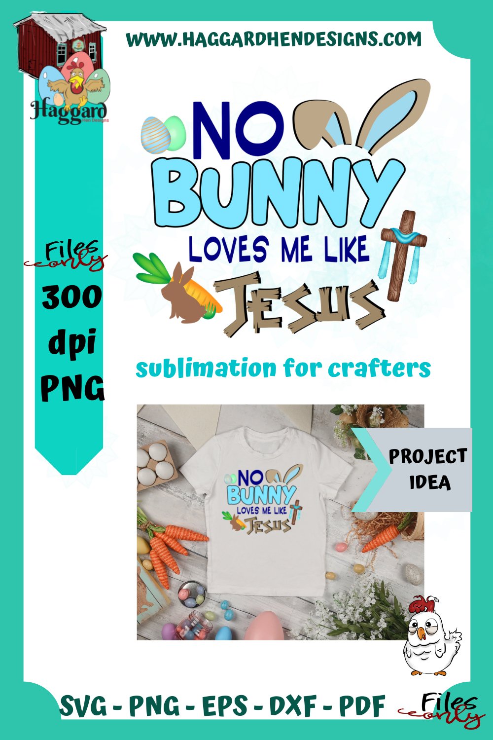 Boy No Bunny Loves me Like Jesus PNG