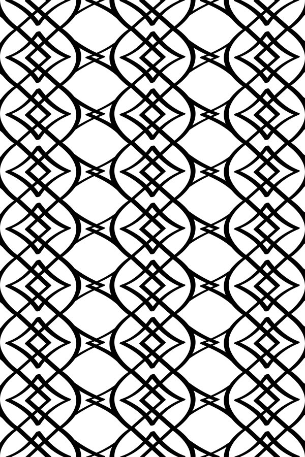Geometric simple line pattern