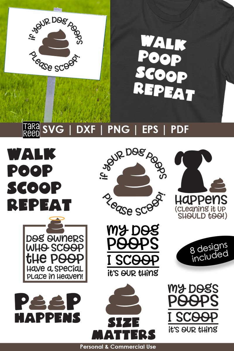 Dog Poop - Dog SVG and Cut Files for Crafters