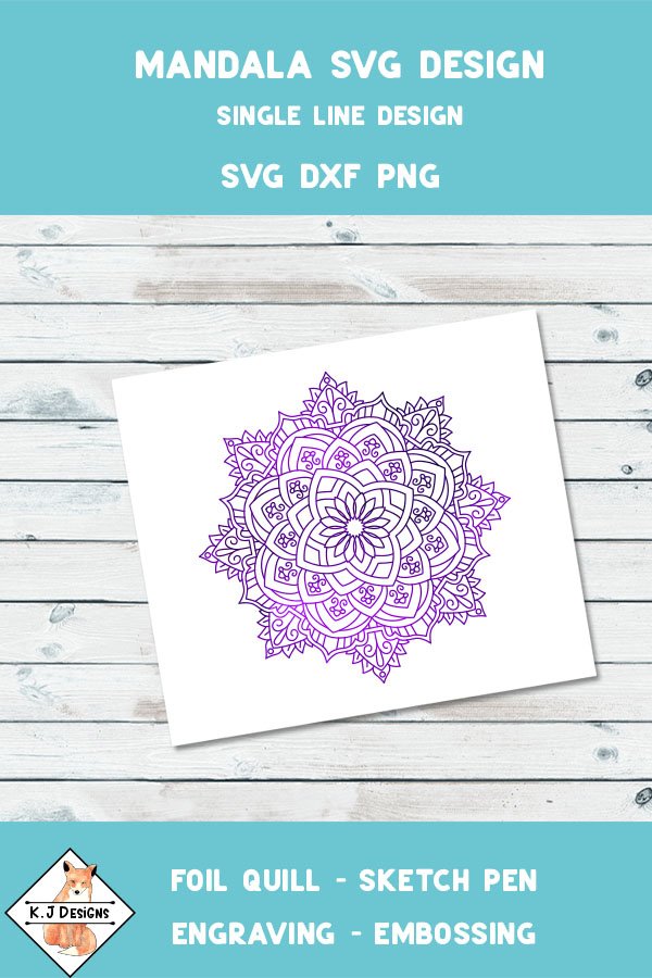 Mandala Single Line Design