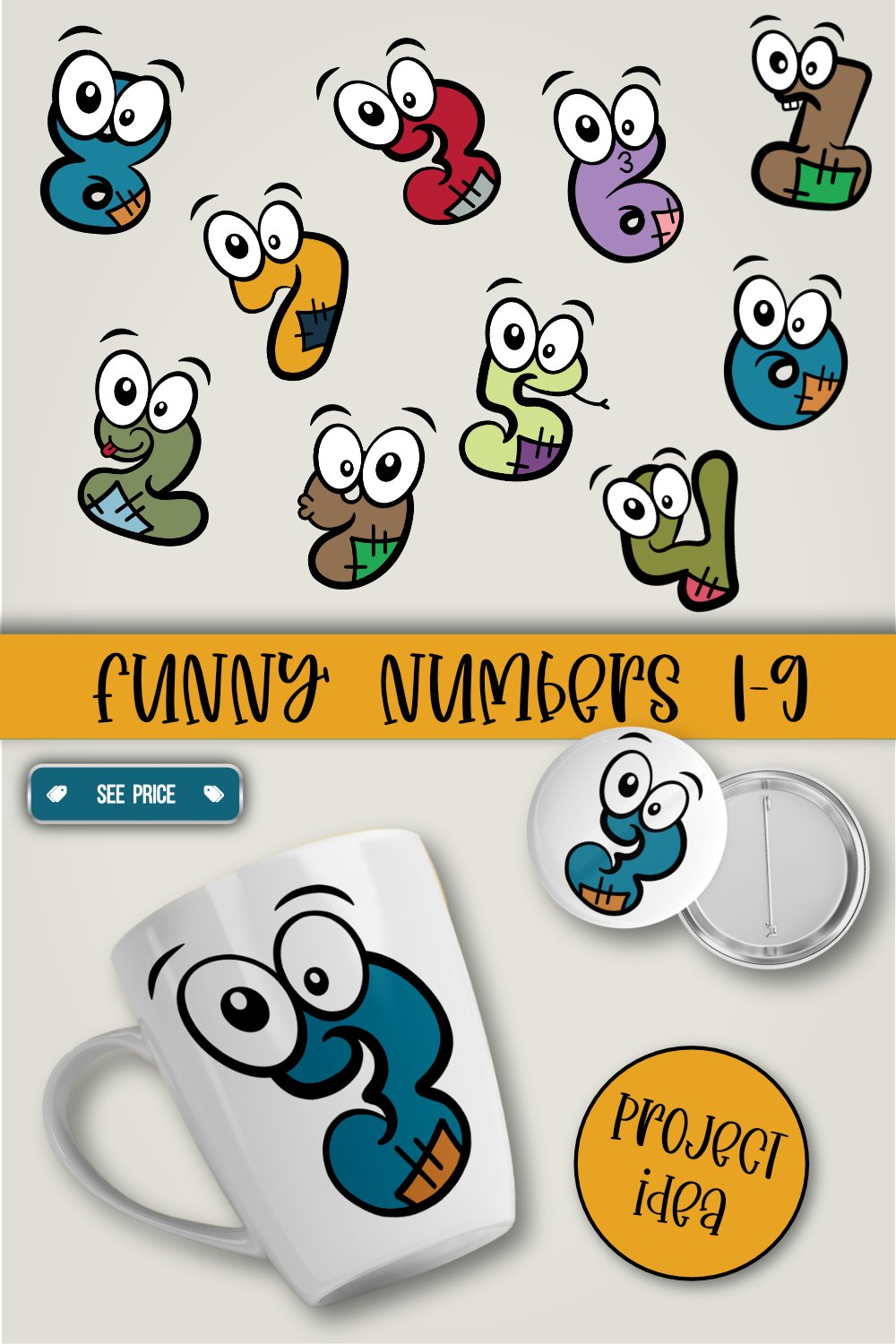 Funny numbers 0-9