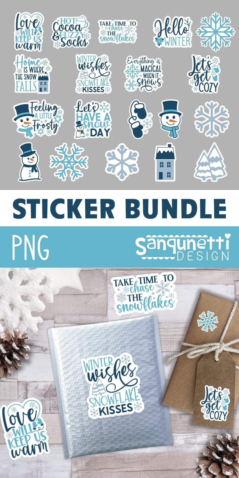 Winter Sticker Bundle