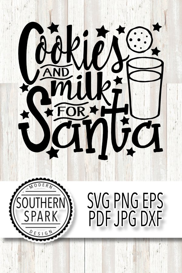 Christmas Cookies And Milk For Santa (1570671)
