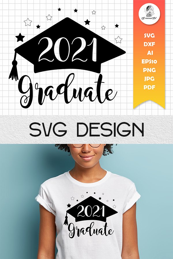 Graduated high school SVG / 2021 Graduate SVG
