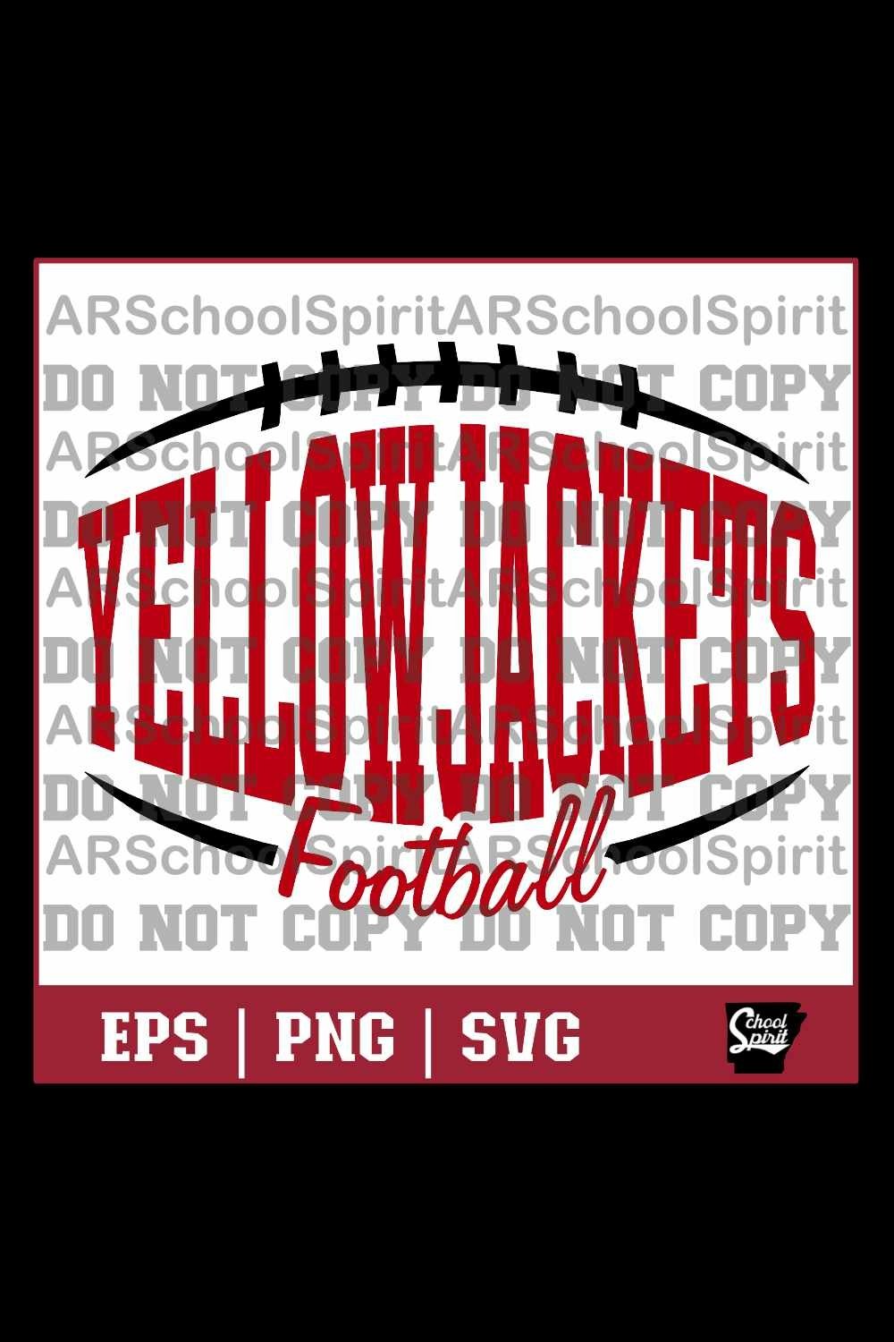 Yellowjackets Football SVG Shirt Design