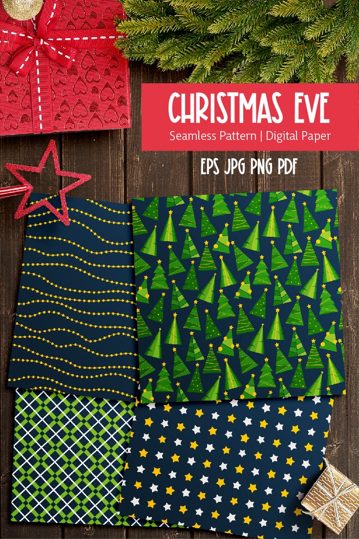 Christmas Eve | Seamless Pattern | Digital Paper (1052916)