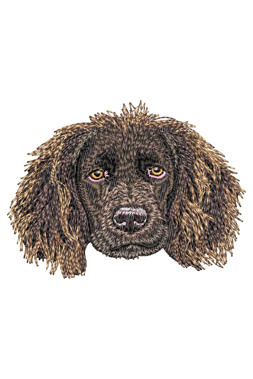 Boykin Spaniel Embroidery Pattern: LBD Delight