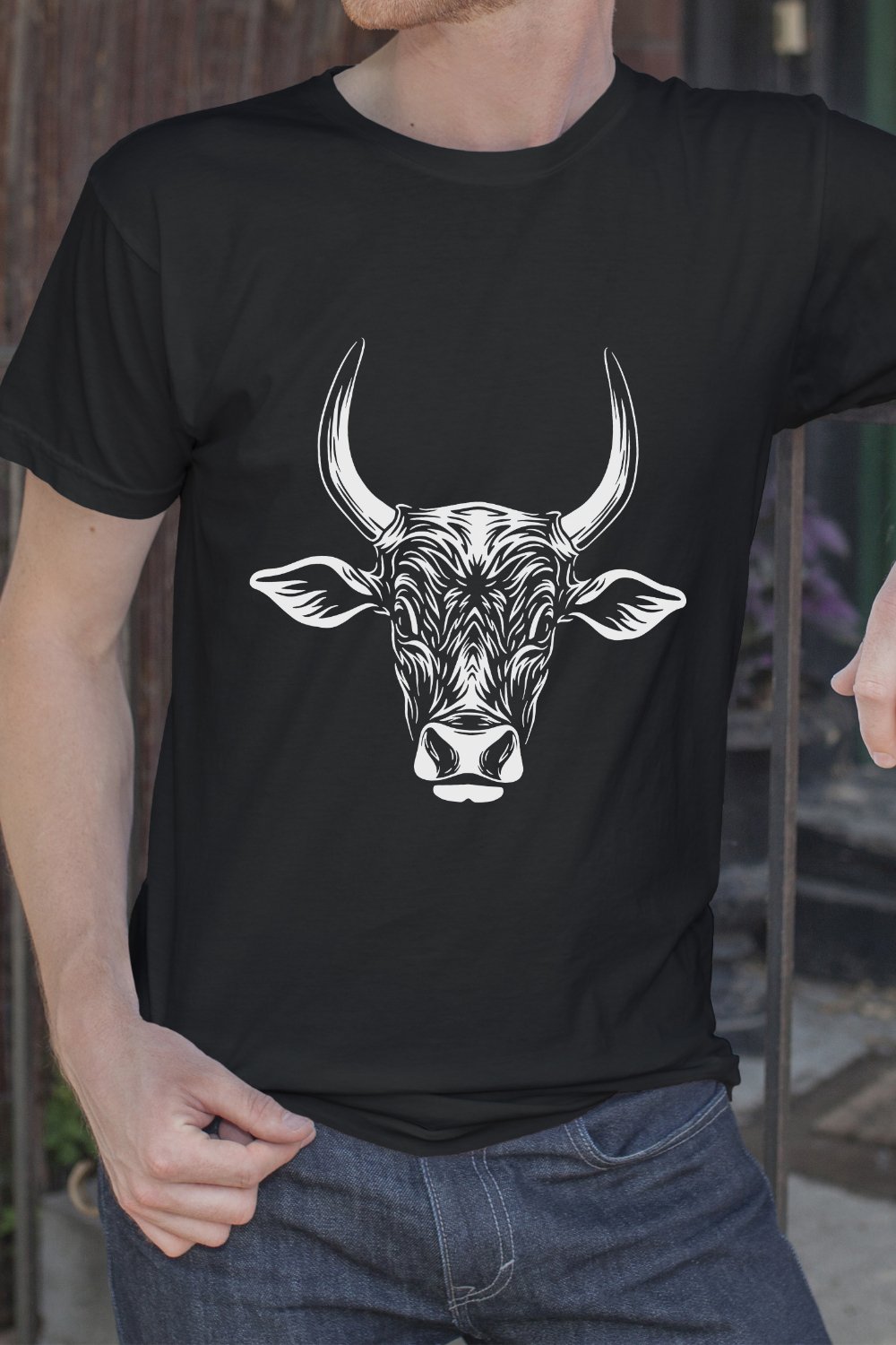 OX Face, SVG, Zodiac Sign. Make t-shirts, mugs, woodcuts...