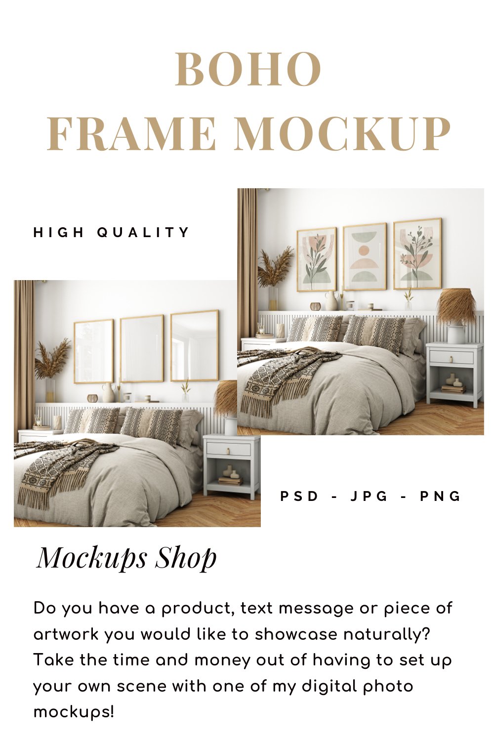 Frame Mockup, JPG and PSD with smart object (2887252)