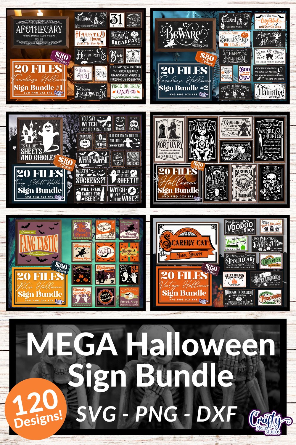 MEGA Halloween Svg Bundle | Halloween Sign Svg Files