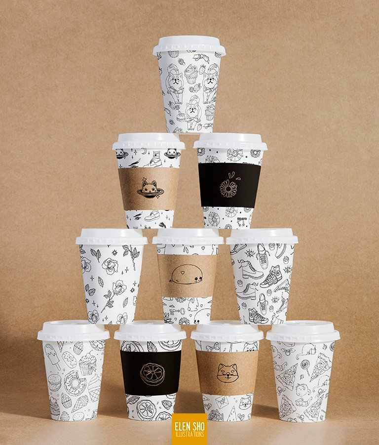 20 linear seamless patterns