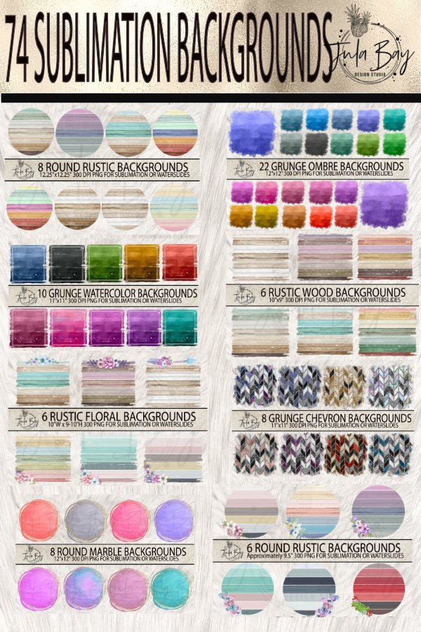 Best Sellers Sublimation Backgrounds Bundle Grunge