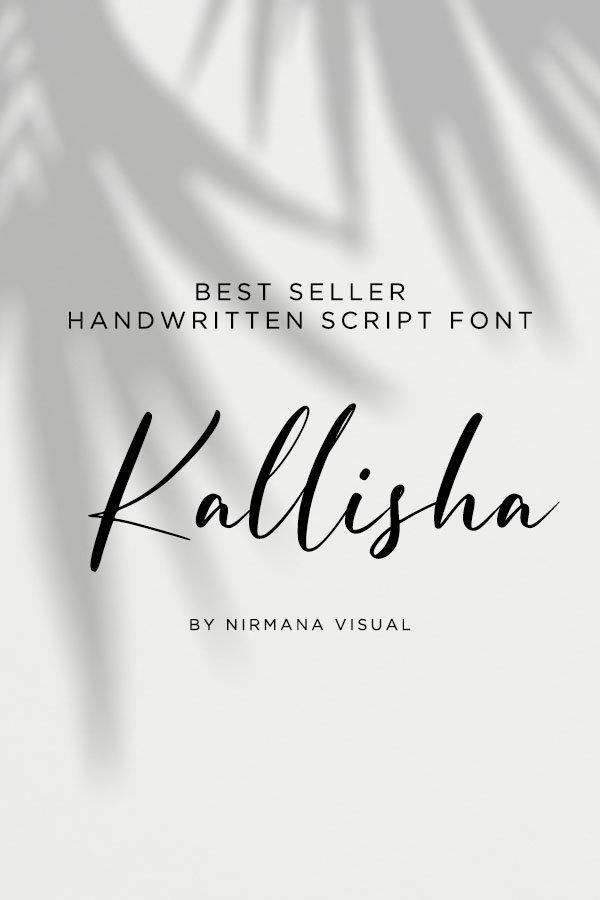 Kallisha - Handwritten Script Font