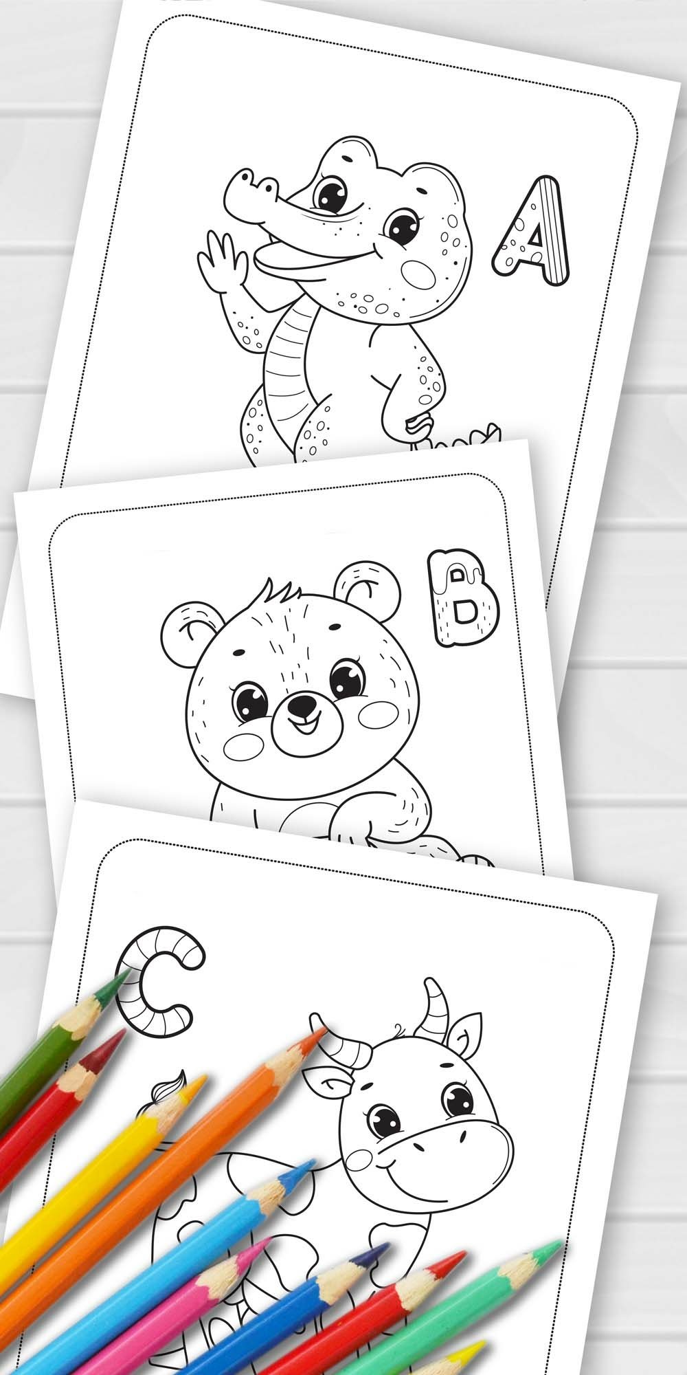 Animals coloring book