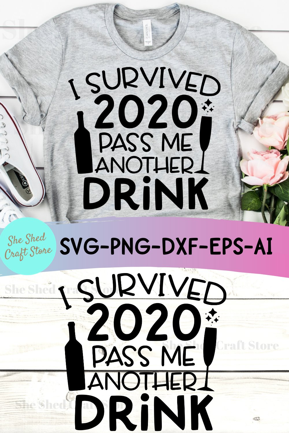 I Survived 2020, Hello 2021 Svg, New Years Eve Svg, 2020 SVG
