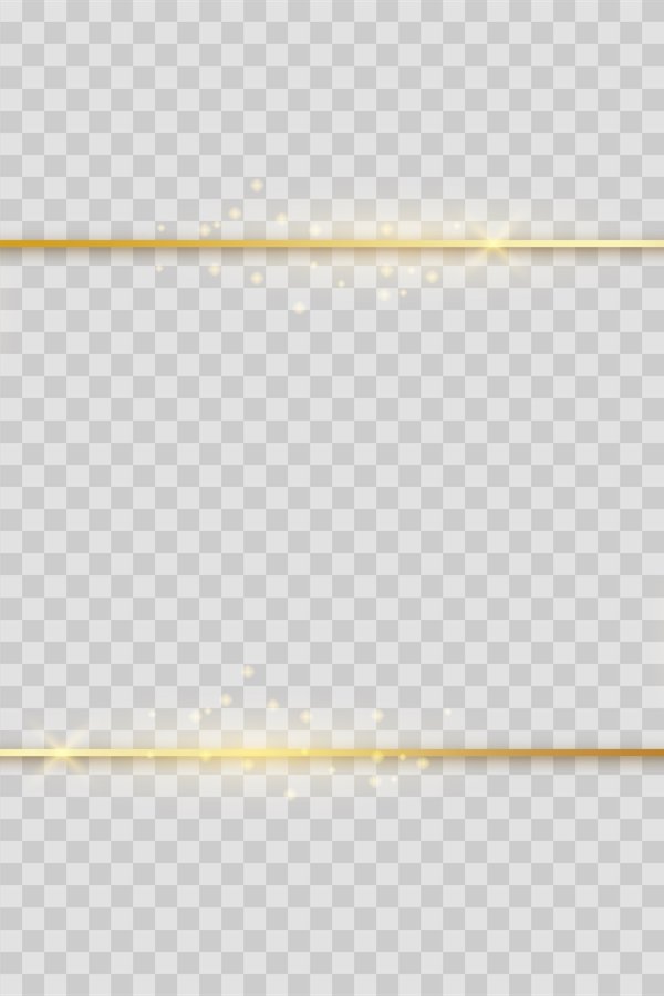 Golden square shape. Shiny luxury border graphic template fo